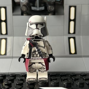 Custom Lego Clone Trooper, Arc Trooper, Airborne, Commander Bacara ...