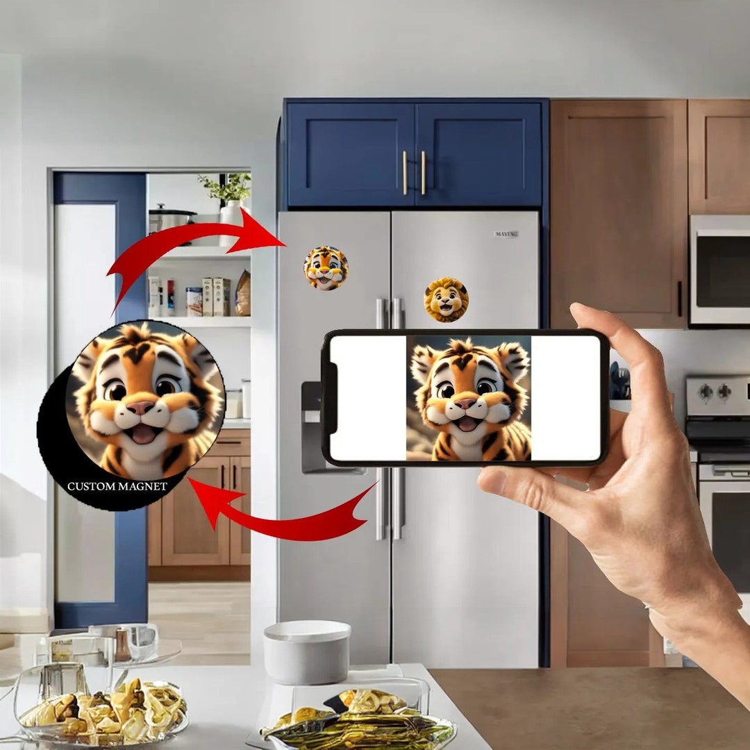 Custom Fridge Magnets Set Personalized Refrigerator Magnet Pack ...