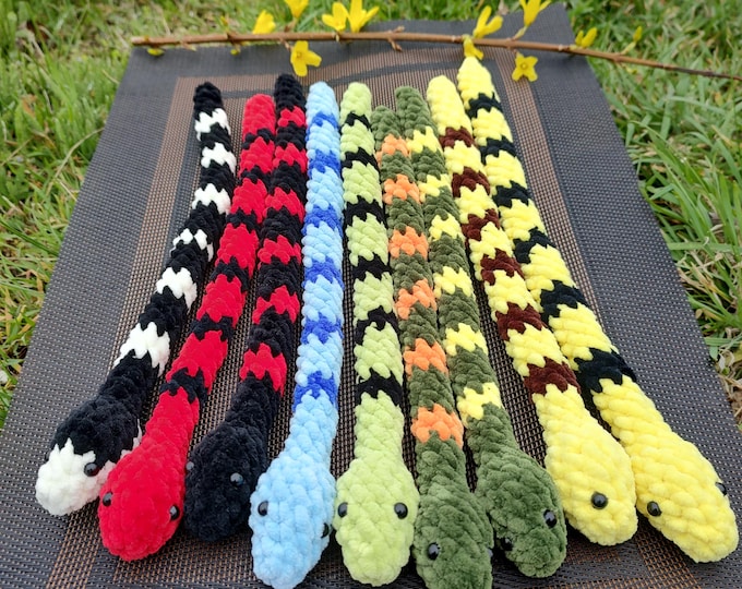 Crochet Snake / Amigurumi Crochet / Handmade / Gift Ideas - Etsy
