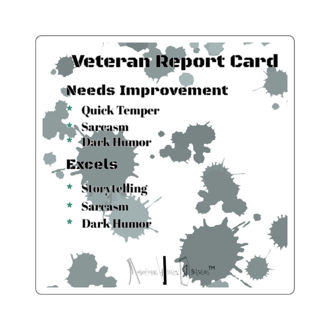 Veteran Report Card Stickers - Etsy