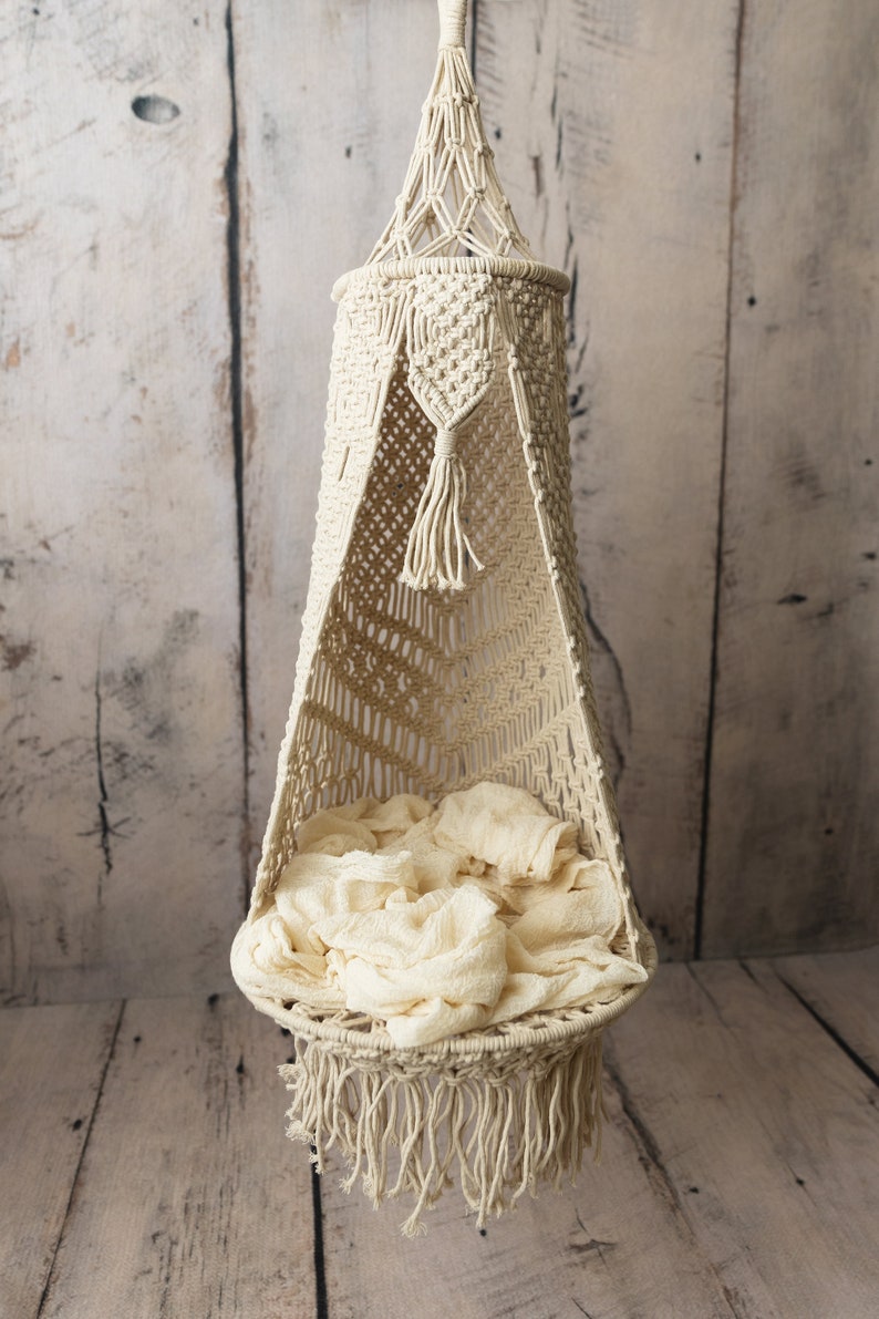 Newborn Baby Hammock Photography Prop Macrame Hanging Hammock - Etsy