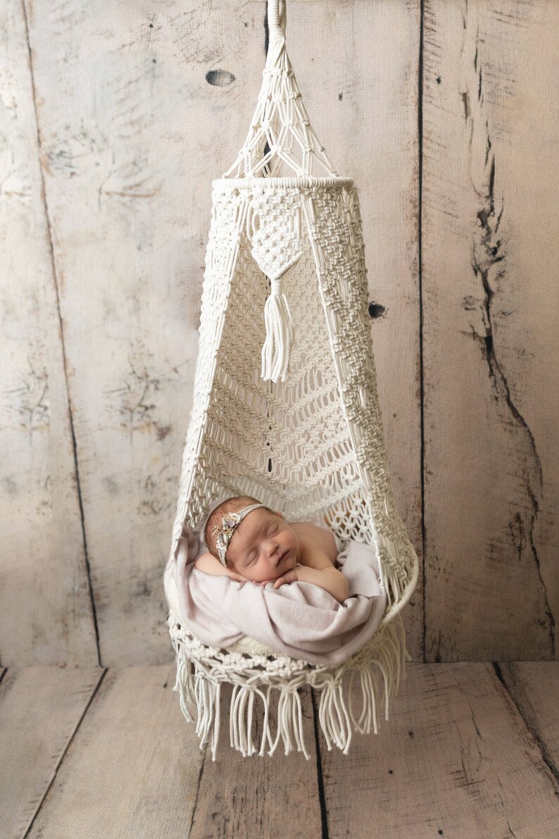 Newborn Baby Hammock Photography Prop Macrame Hanging Hammock - Etsy