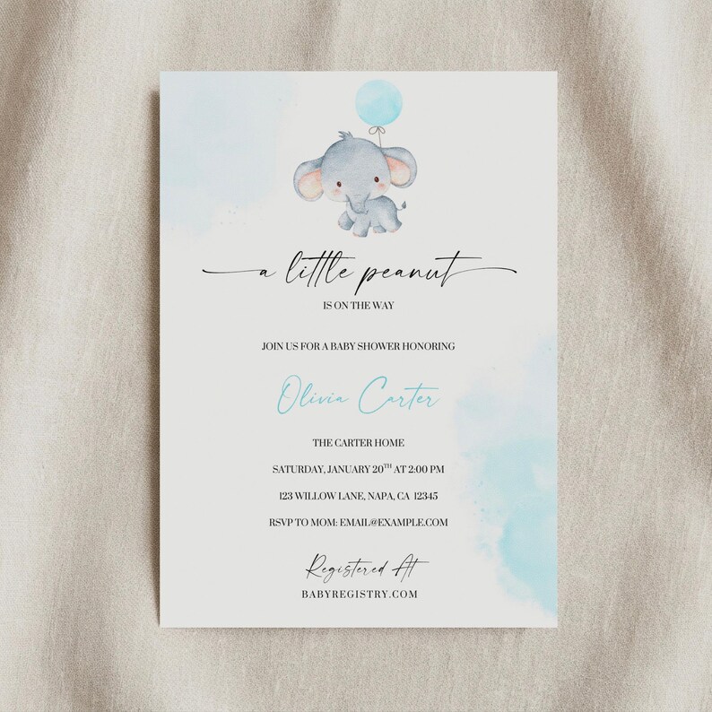 Editable Baby Shower Invitation Template | Baby Shower Invite | Little ...