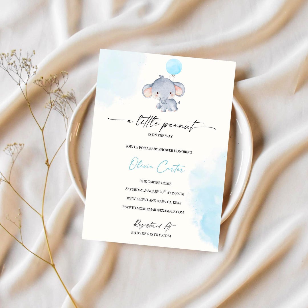 Editable Baby Shower Invitation Template | Baby Shower Invite | Little ...