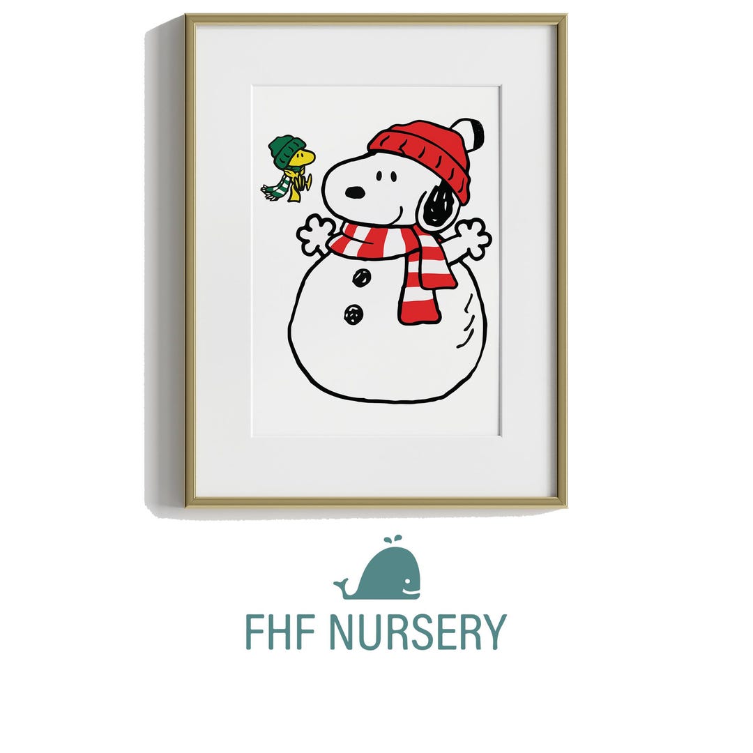 Snoopy Print, Snoopy Poster, Snoopy Decor, Peanuts Print, Peanuts ...