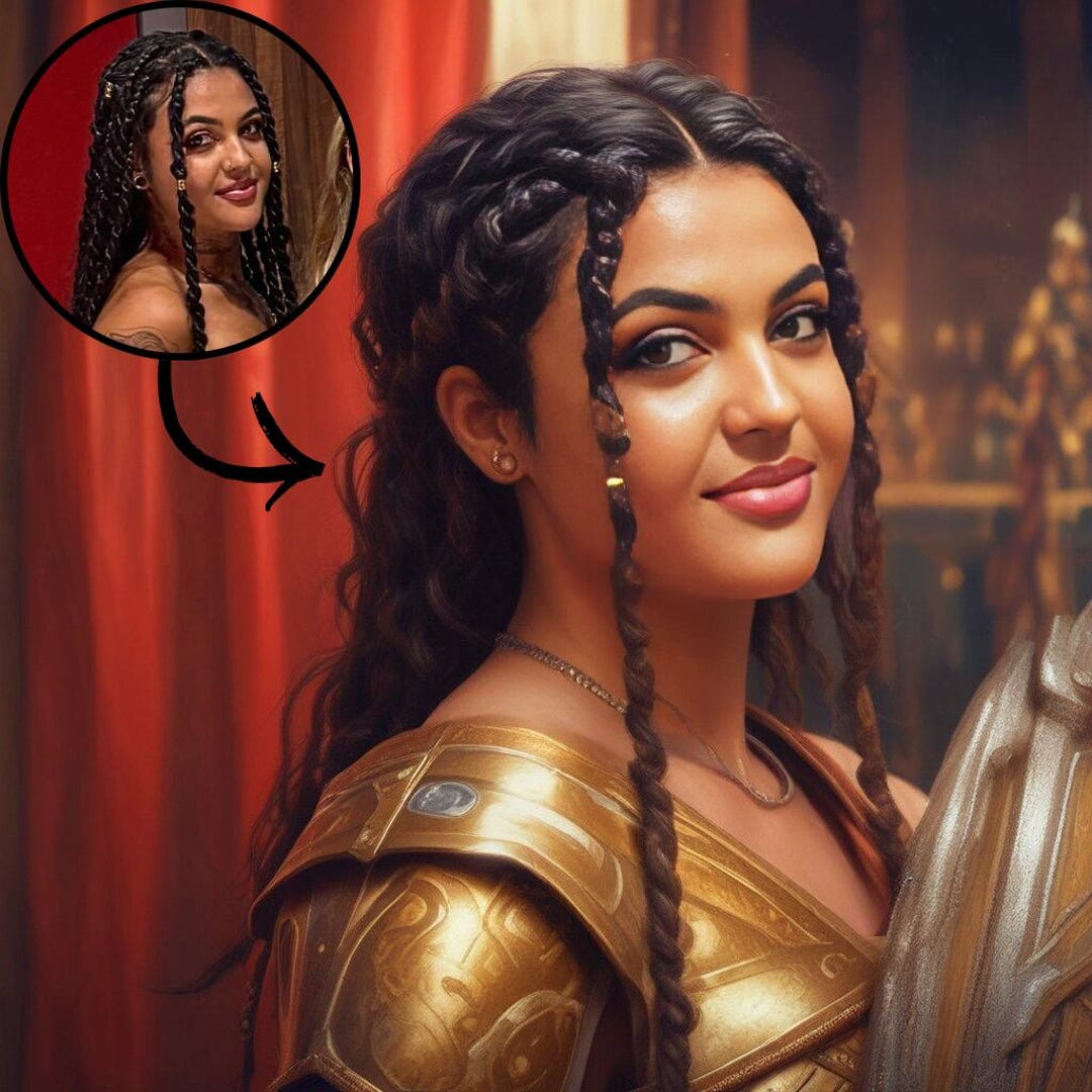 Custom Order Custom Portrait Digital Art Custom Avatar Gladiator ...