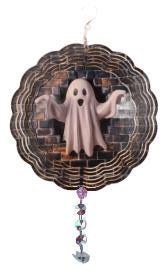 Have Fun With This Unique Ghost Wind Spinner. Notice the Cute Crystals ...