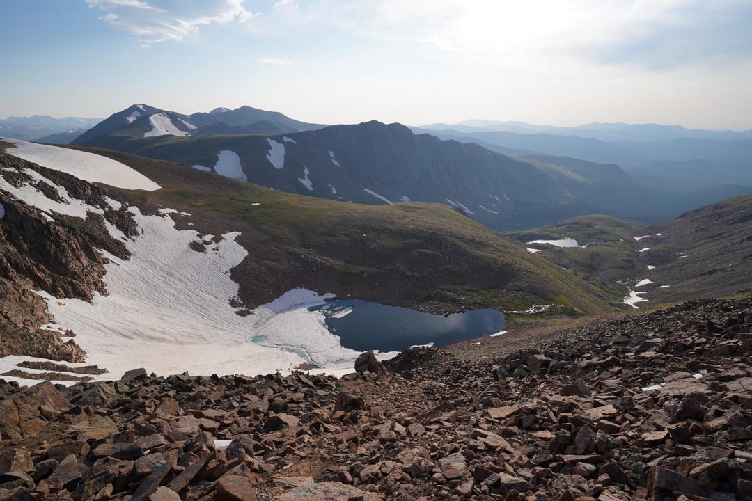 Digital Download: Ethel Lake From Mount Flora Continental Divide Trail ...