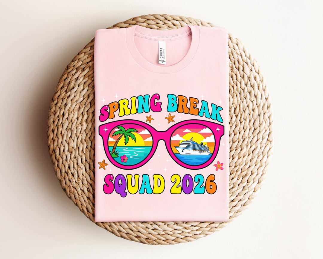 Spring Break Squad 2026 T-shirt, Spring Break 2026 Shirt, Spring Break ...