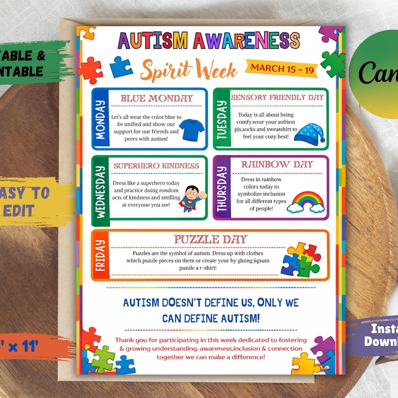 Autism Awareness Posters - Etsy
