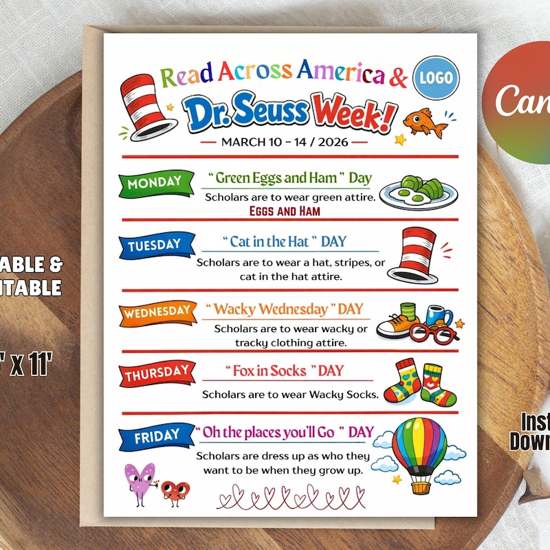 Read Across America Poster - Etsy
