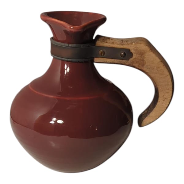 Wood Handle Pitcher - Etsy
