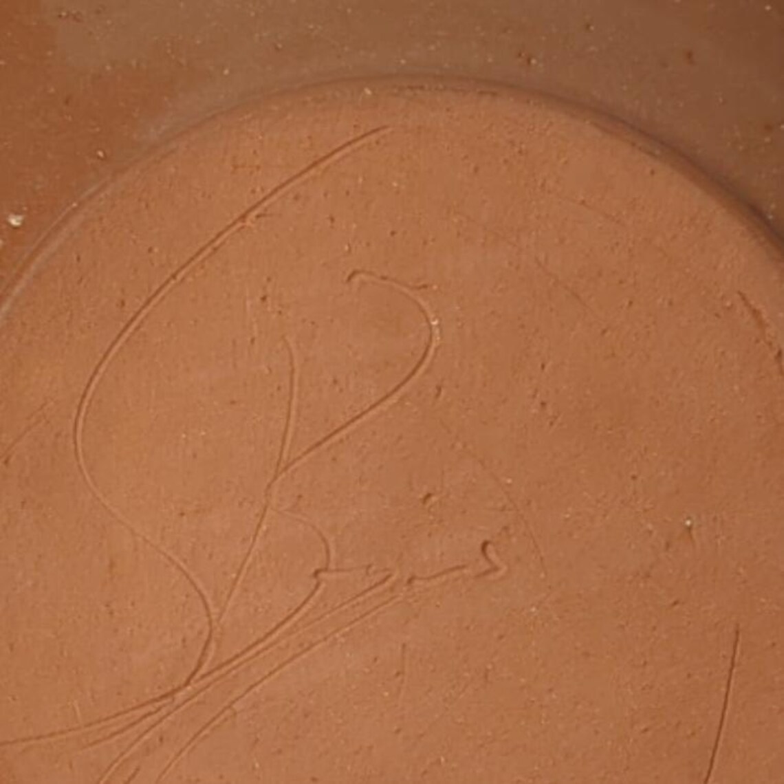 Ceramic Plate Signed - Etsy