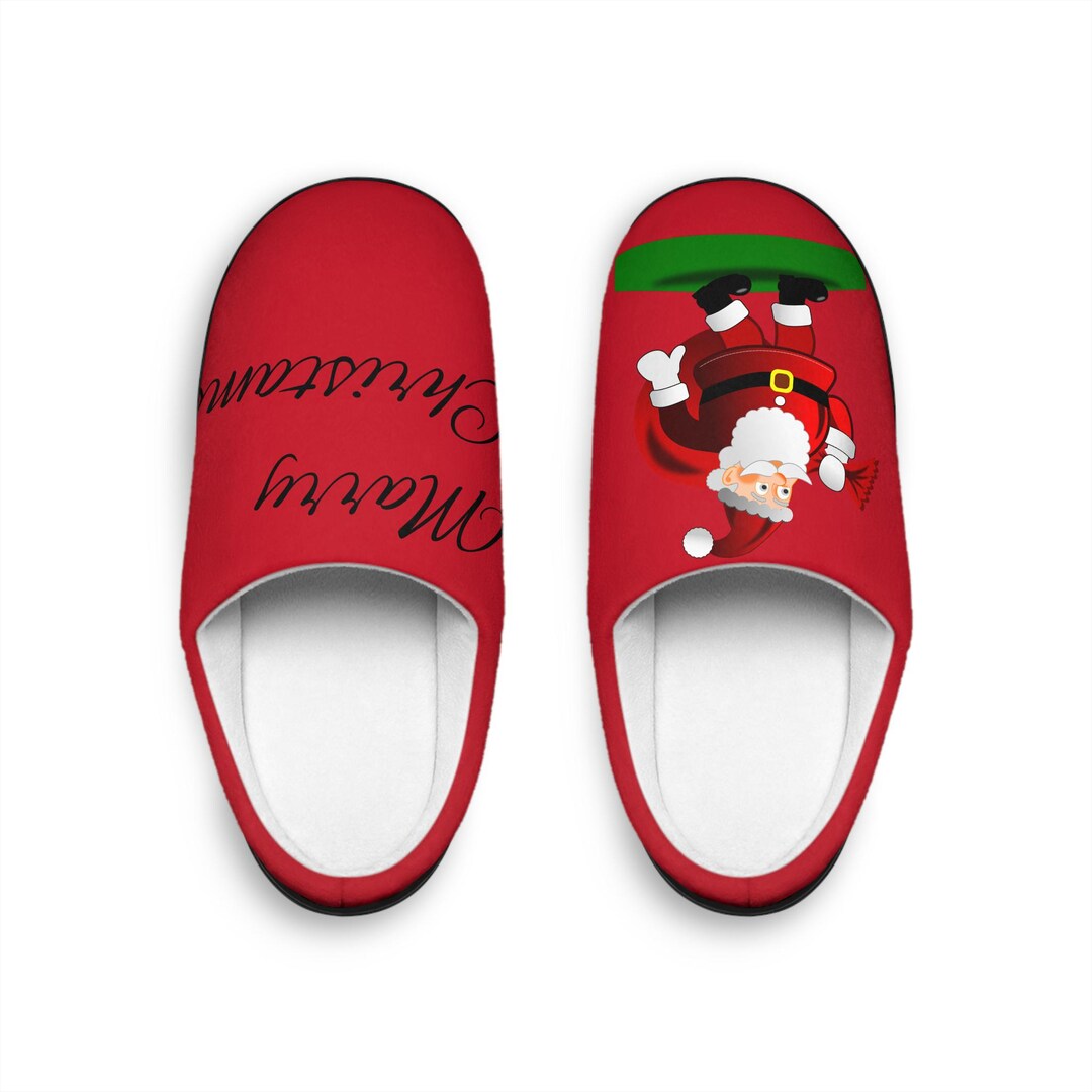 Women's Santa Slippers - Etsy