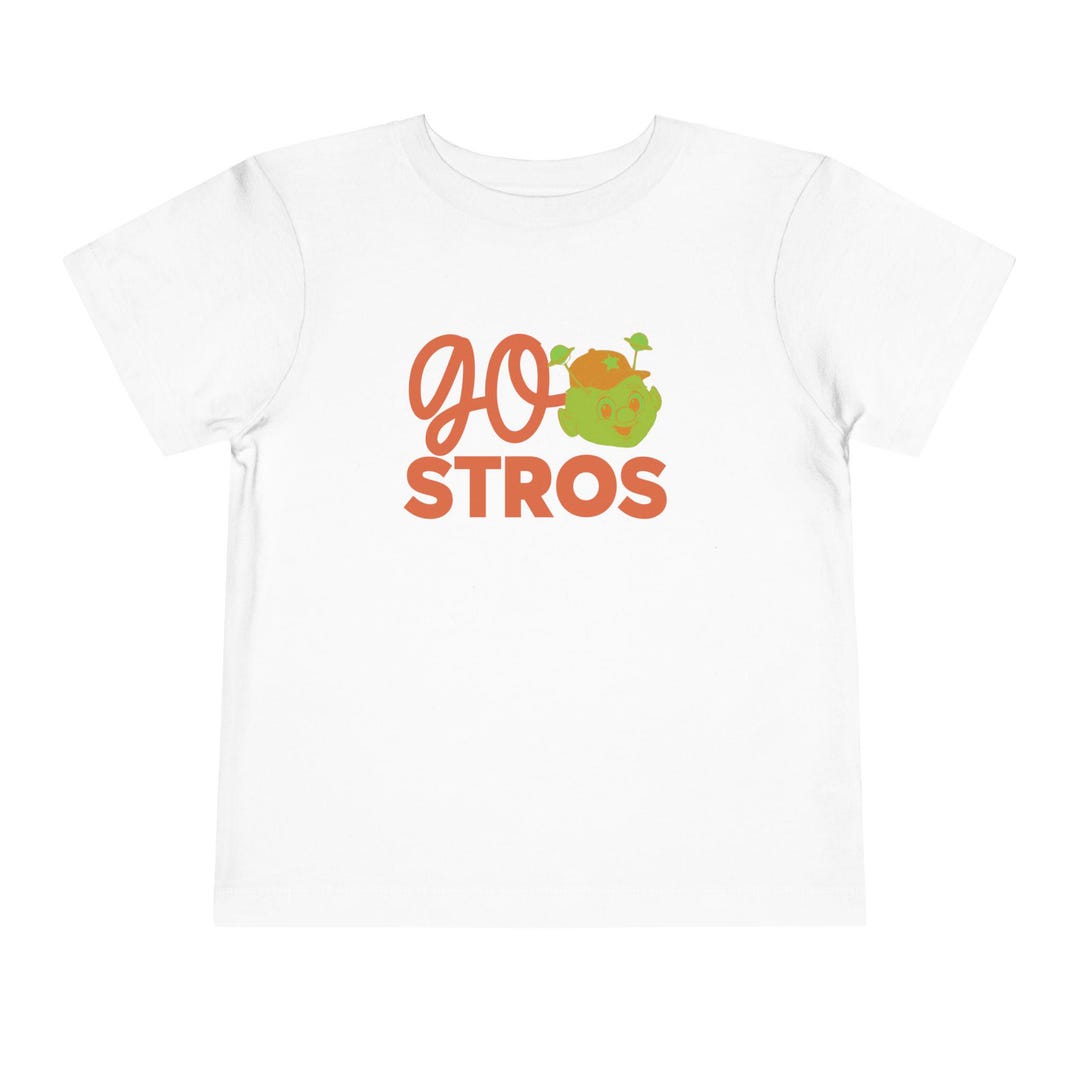 Houston Astros Toddler Tee, Orbit Mascot Shirt for Games, Go Stros ...