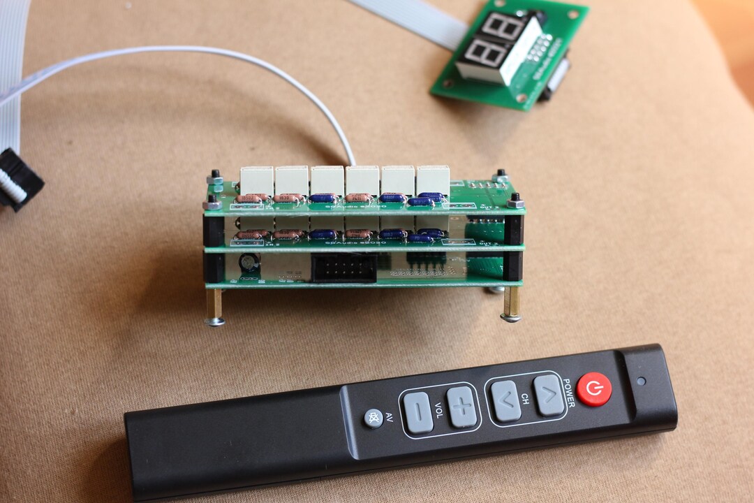 Volume Control Relay Attenuator IR Control 2 Channels XLR 10K, 22K, 50K ...