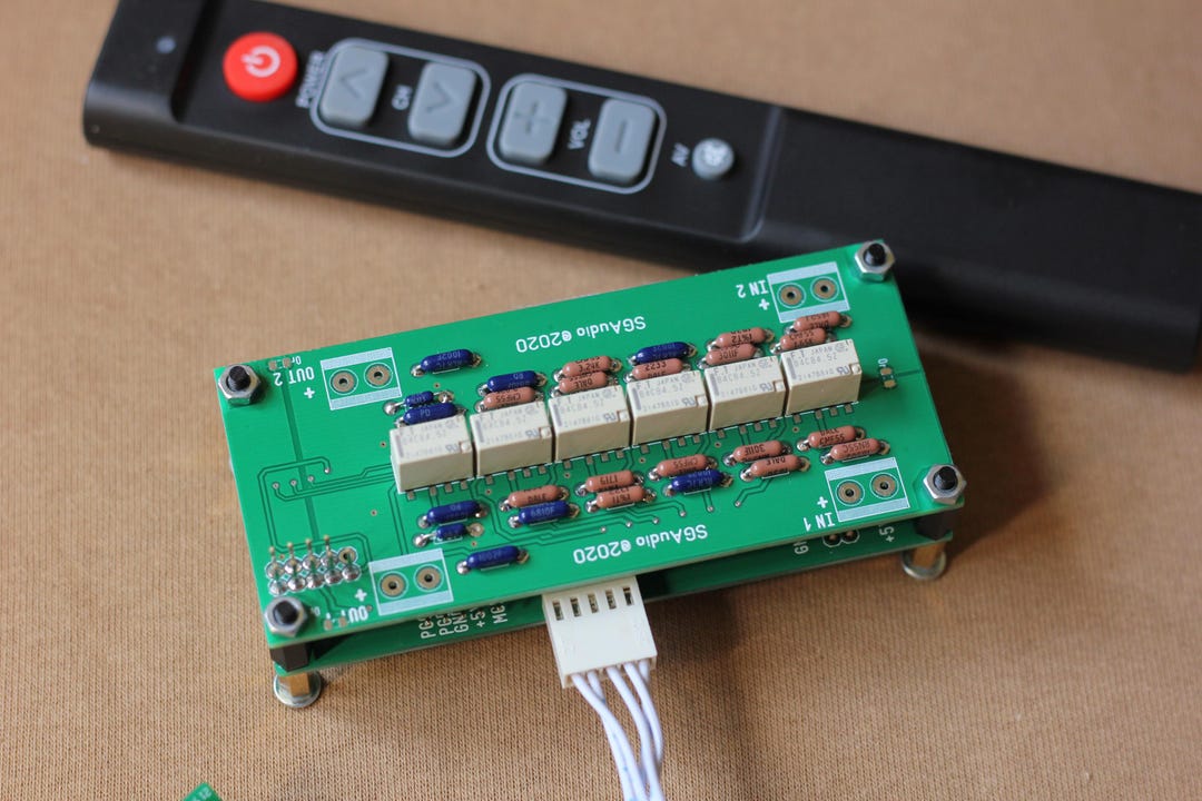 Volume Control Relay Attenuator 2 Channels 10K, 22K, 50K, 100K - Etsy