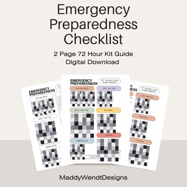 Emergency Preparedness - Etsy
