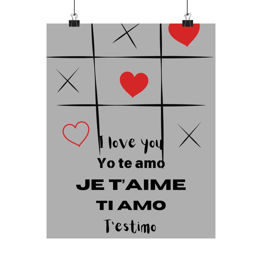 I Love You / Posters - Etsy