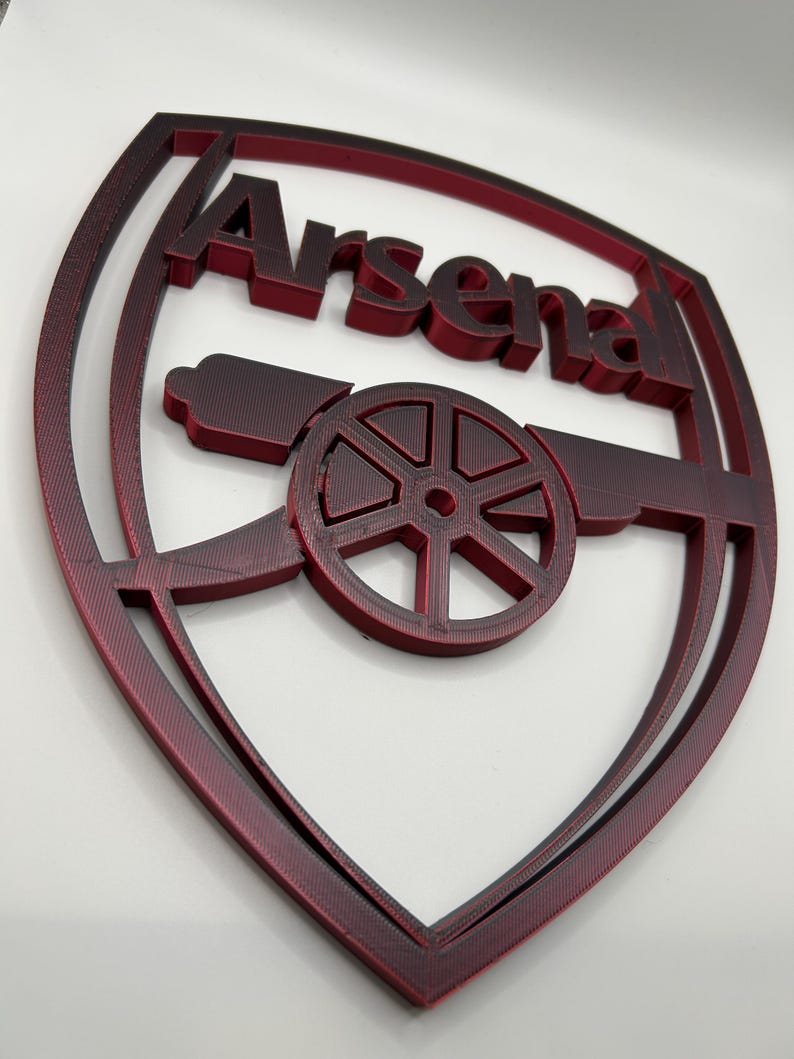 Arsenal Wall Logo. 3D Printed Crest - Etsy