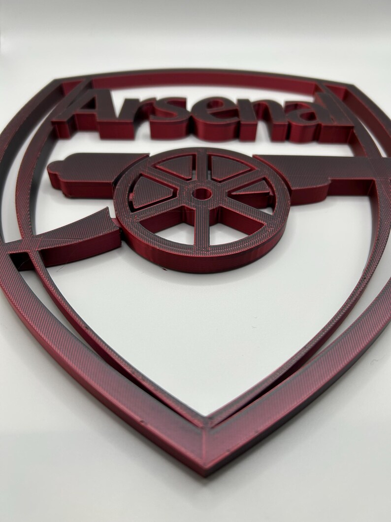 Arsenal Wall Logo. 3D Printed Crest - Etsy