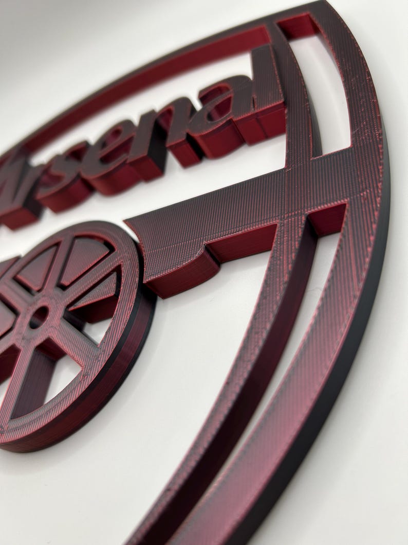 Arsenal Wall Logo. 3D Printed Crest - Etsy