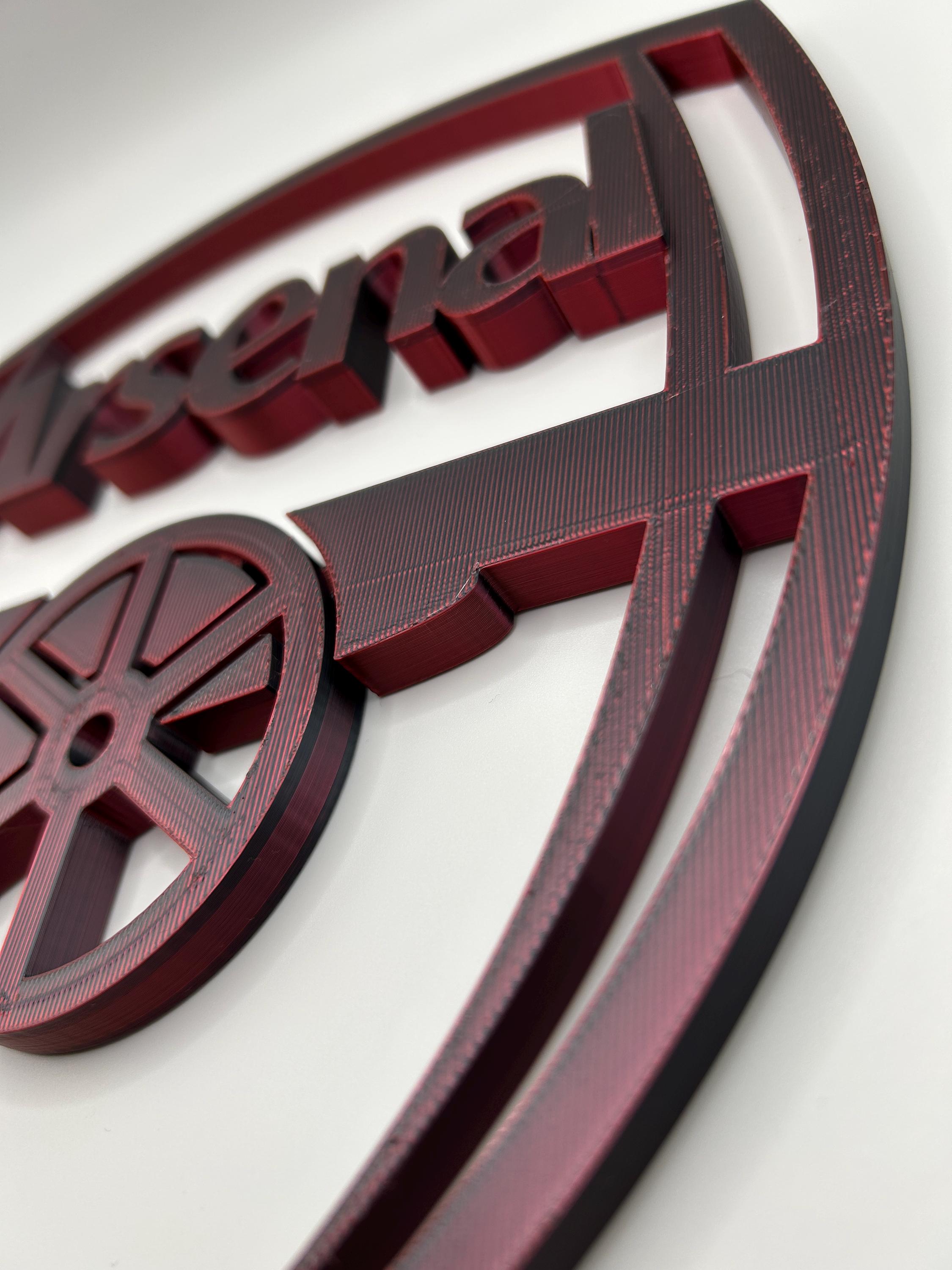 Arsenal Wall Logo. 3D Printed Crest - Etsy