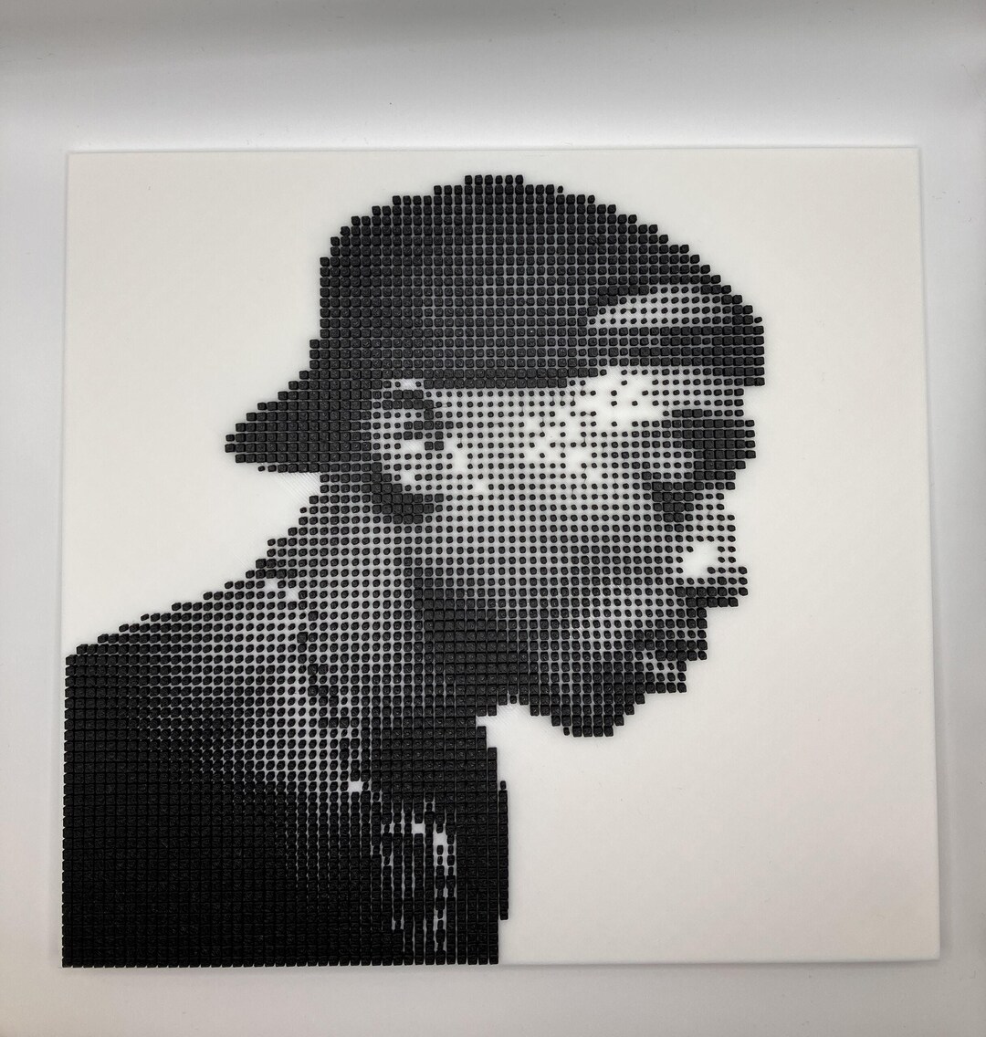2PAC Print / Portrait. 3D Printed - Etsy