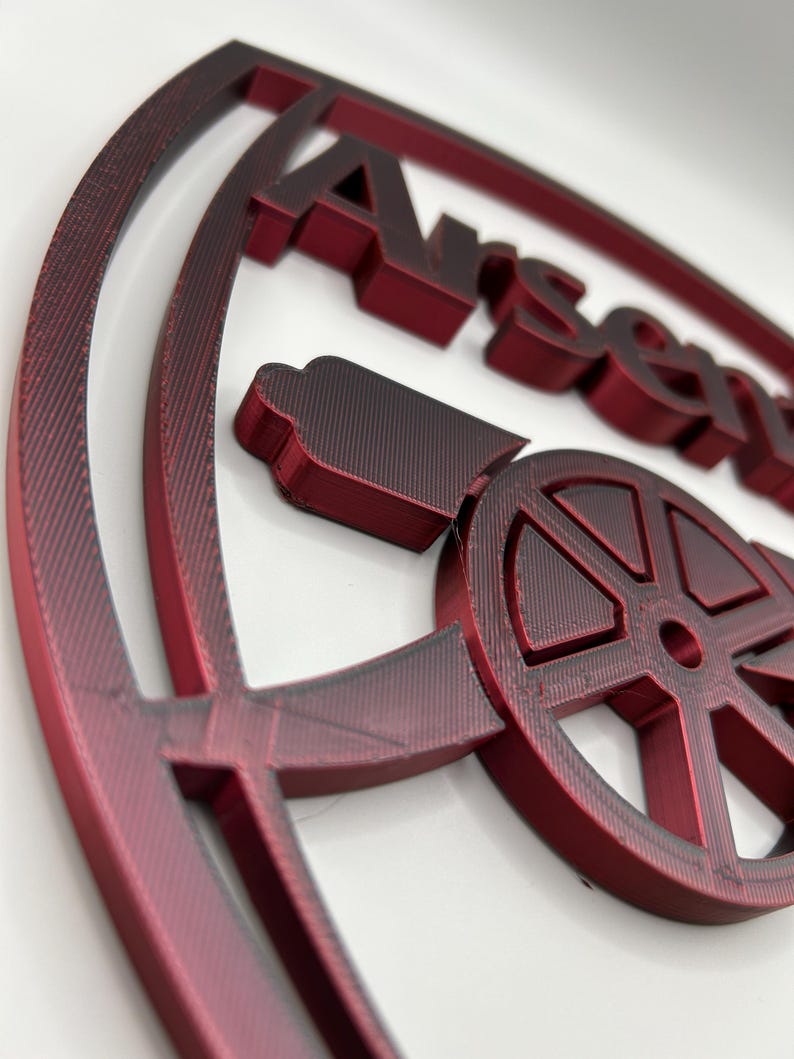 Arsenal Wall Logo. 3D Printed Crest - Etsy