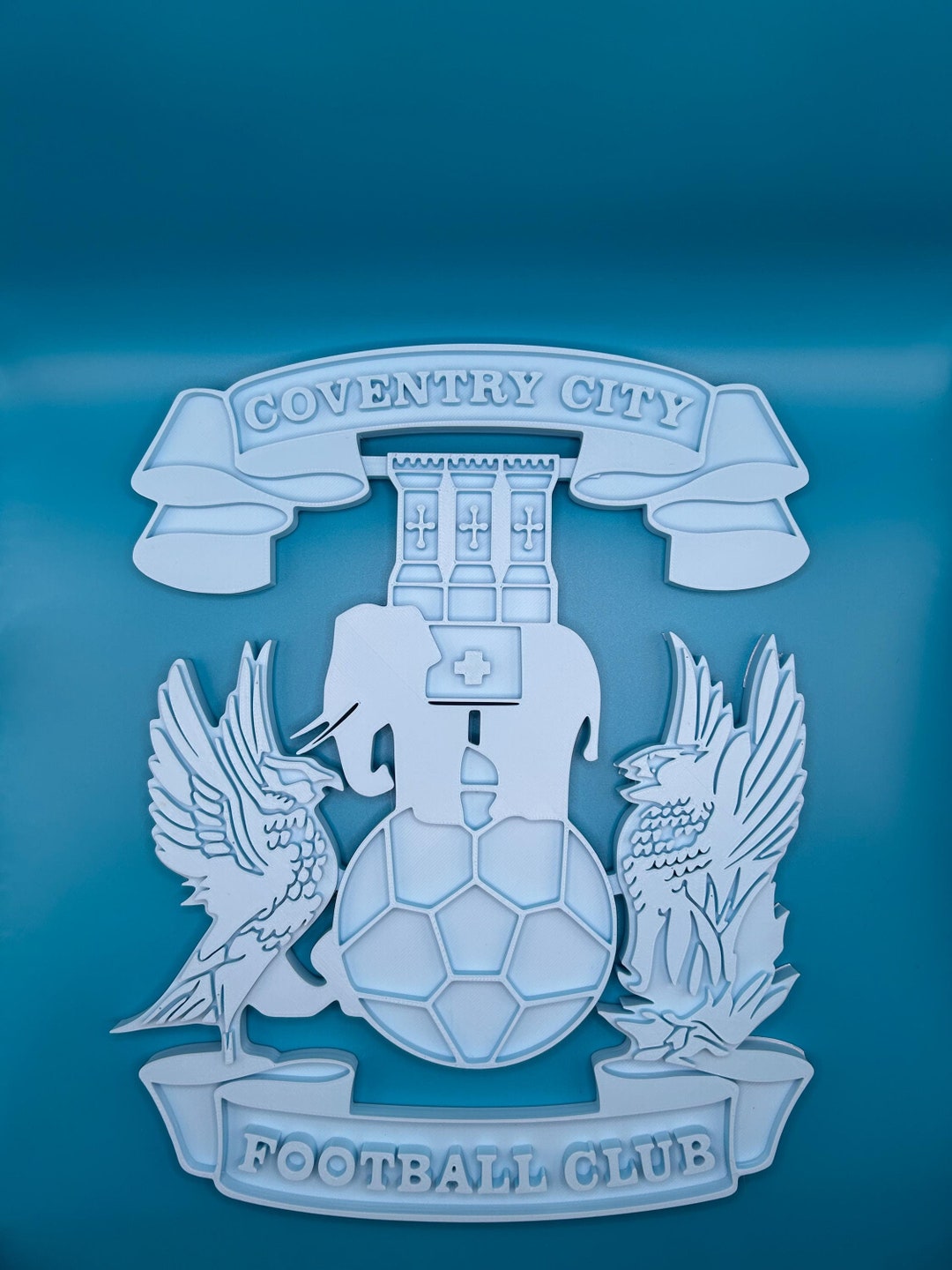 Coventry City Wall Logo. 3D Printed Crest - Etsy UK