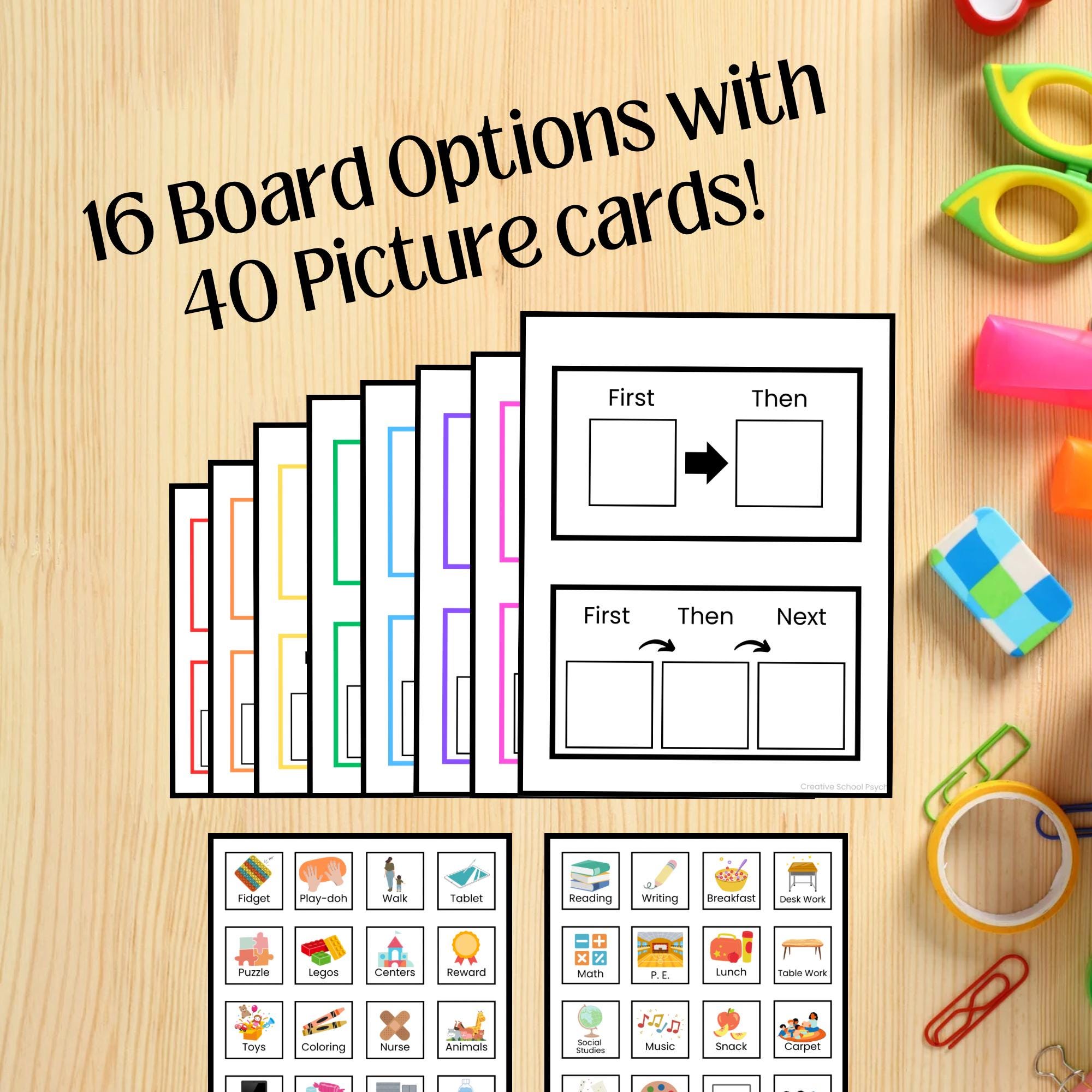 First Then Board - Etsy