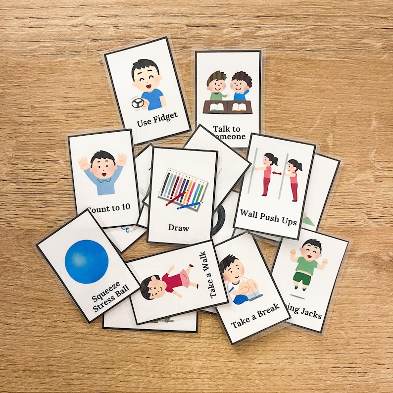 Coping Skills Cards - Etsy