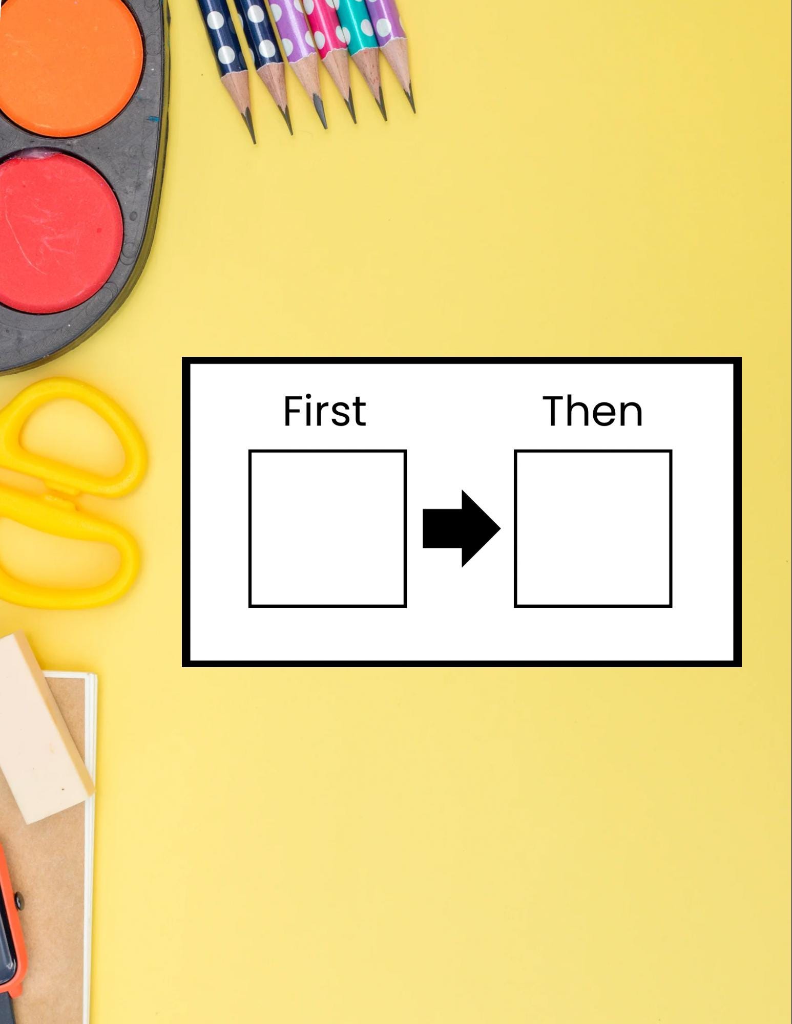 First Then Board - Etsy