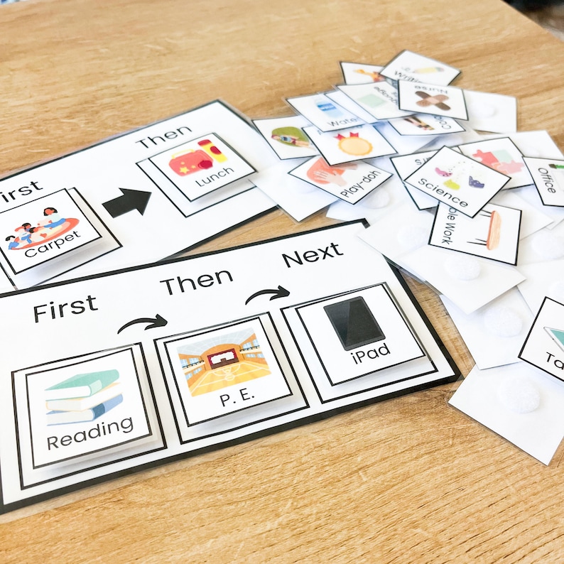 First Then Board - Etsy