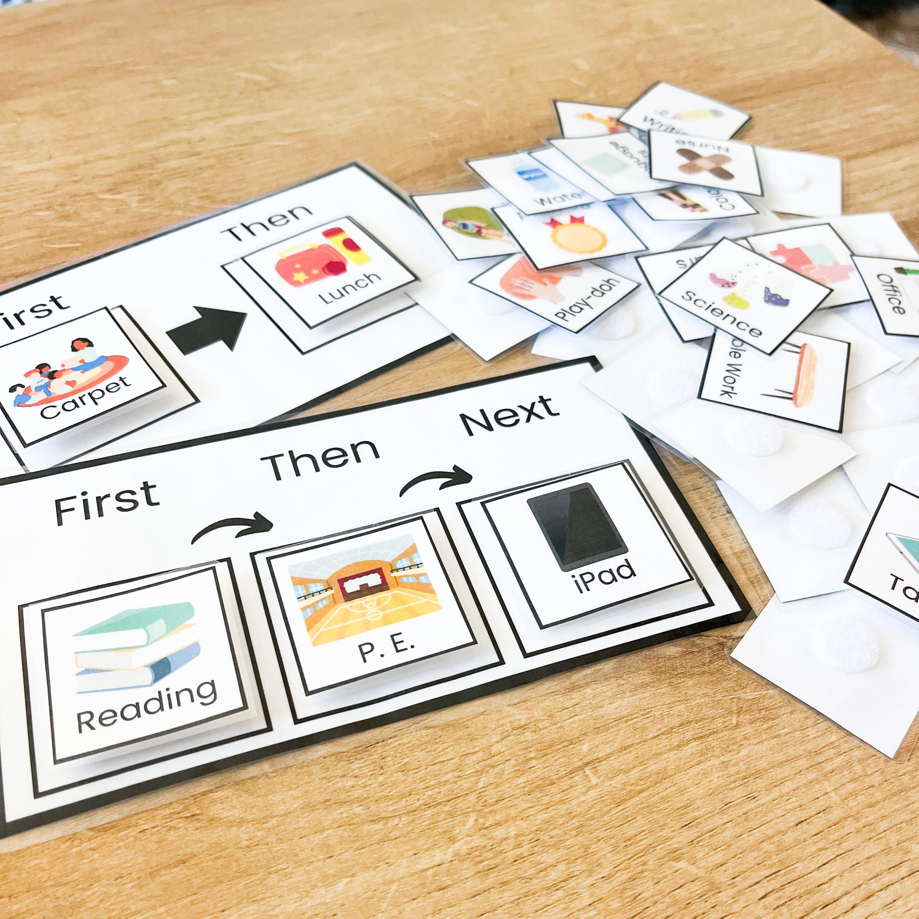 First Then Board - Etsy