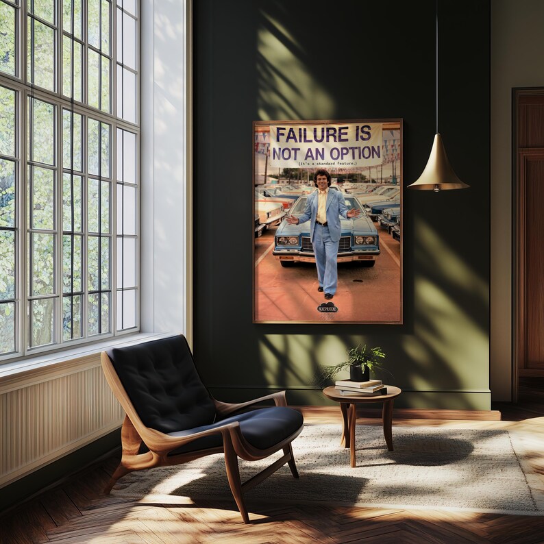 Failure is Not an Option Photographic Art Matte Vertical Posters, Funny ...