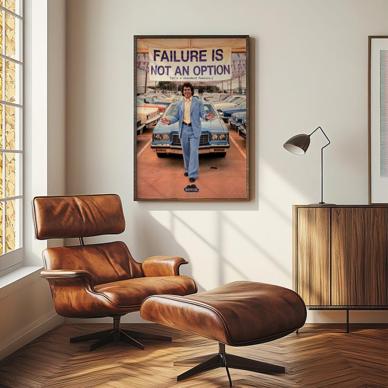 Failure is Not an Option Photographic Art Matte Vertical Posters, Funny ...