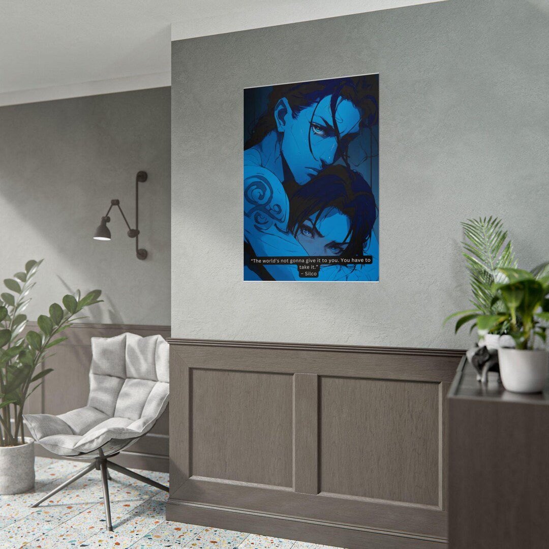 Silco Arcane Poster Dark Anime Wall Art | League of Legends Quote for ...