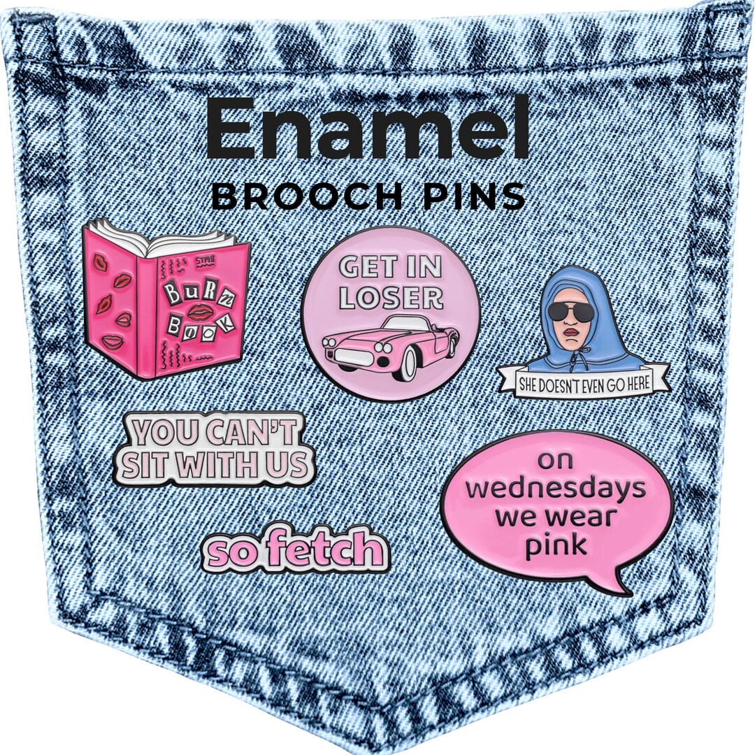 Girls Enamel Pins Custom Brooches, Cute Cartoon Campus Jewelry for ...