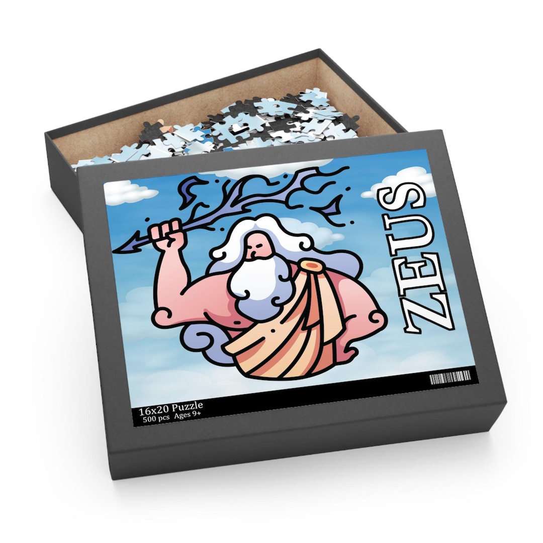 Greek Mythology Zeus Jigsaw Puzzle 100, 250, 500-piece Ideal for Greek ...