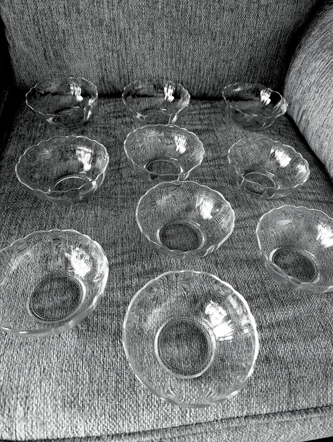 Set of 10 Glcoloc Clear Glass Dessert Dishes - Etsy