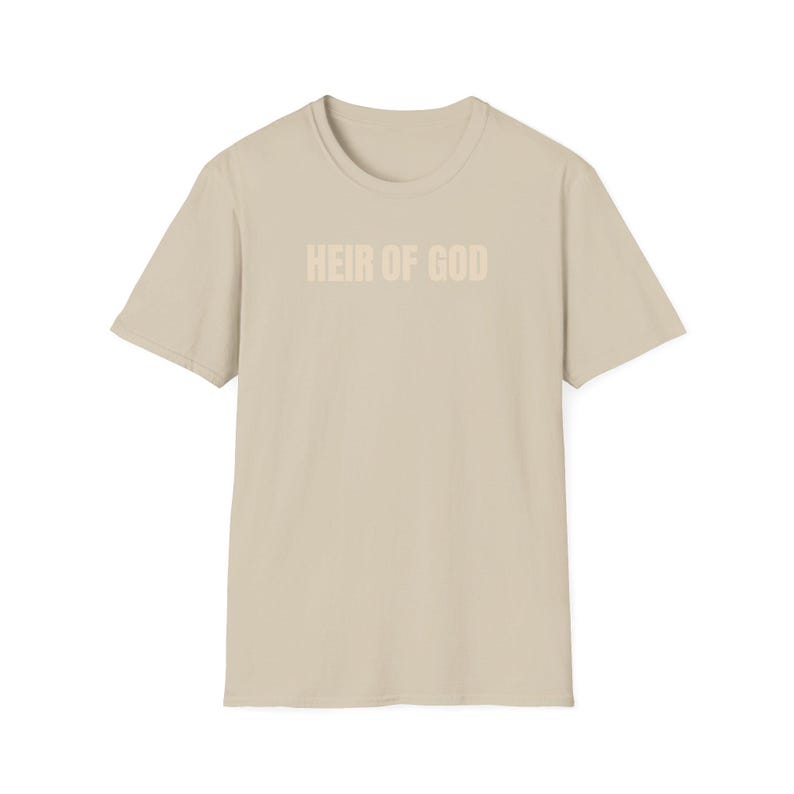 Heir of God Neutral Unisex Soft Style T-shirt - Etsy