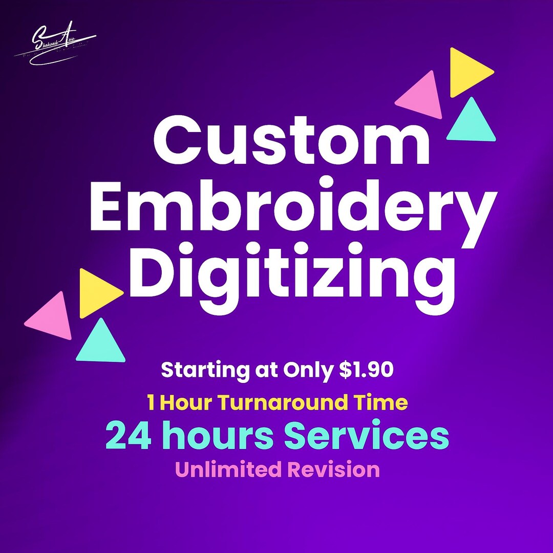 Custom Embroidery Digitizing, Logo Digitizing, Embroidery Digitizing Service, Image Digitizing ...