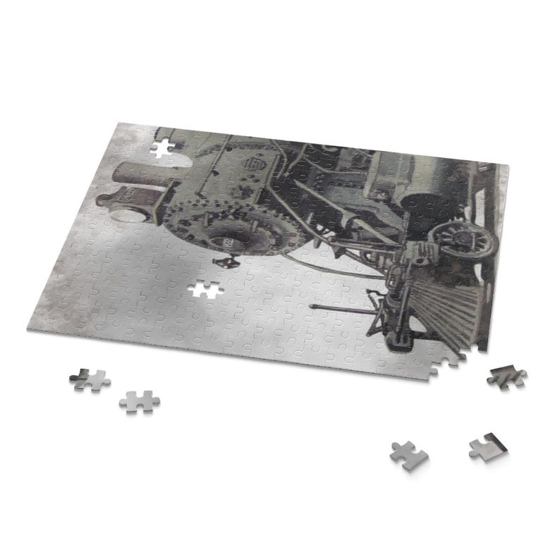 Vintage Steam Engine Puzzle 500-piece - Etsy
