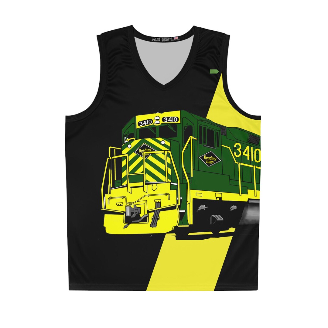Number 3410 Reading Railroad Engine_basketball Jersey - Etsy