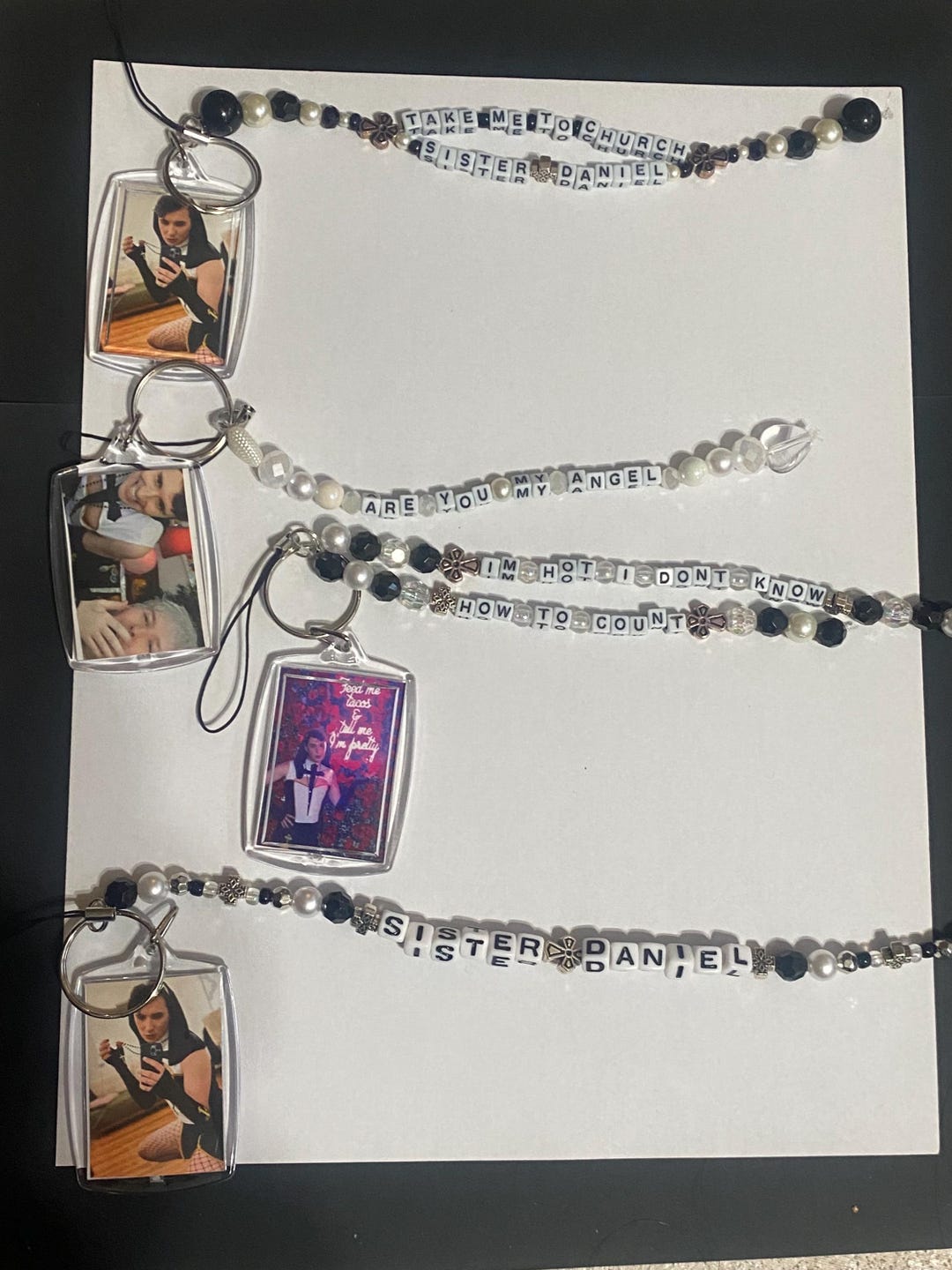 Dan and Phil Sister Daniel Themed Phone Charms With Photo Keychains - Etsy