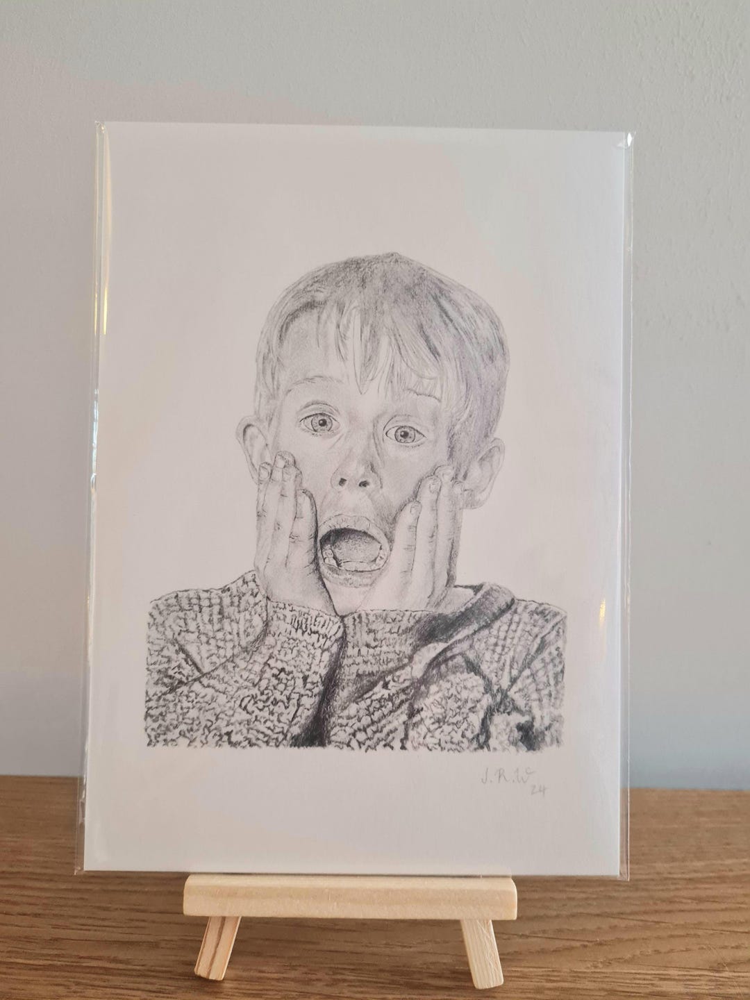 KEVIN Mccallister Home Alone Pencil Portrait Drawing Print A5 - Etsy UK