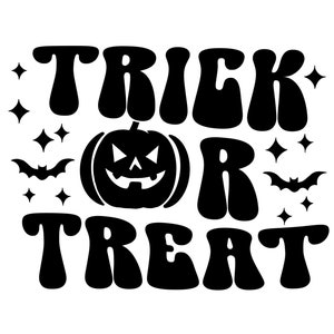Trick or Treat Svg, Png, Pdf, Jpg, Halloween Clipart, Halloween Shirt ...