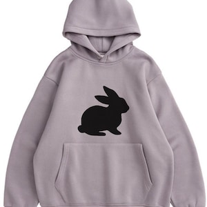 Black Bunny Svg, Png, Jpg, Pdf, Bunny Silhouette, Cute Rabbit ...