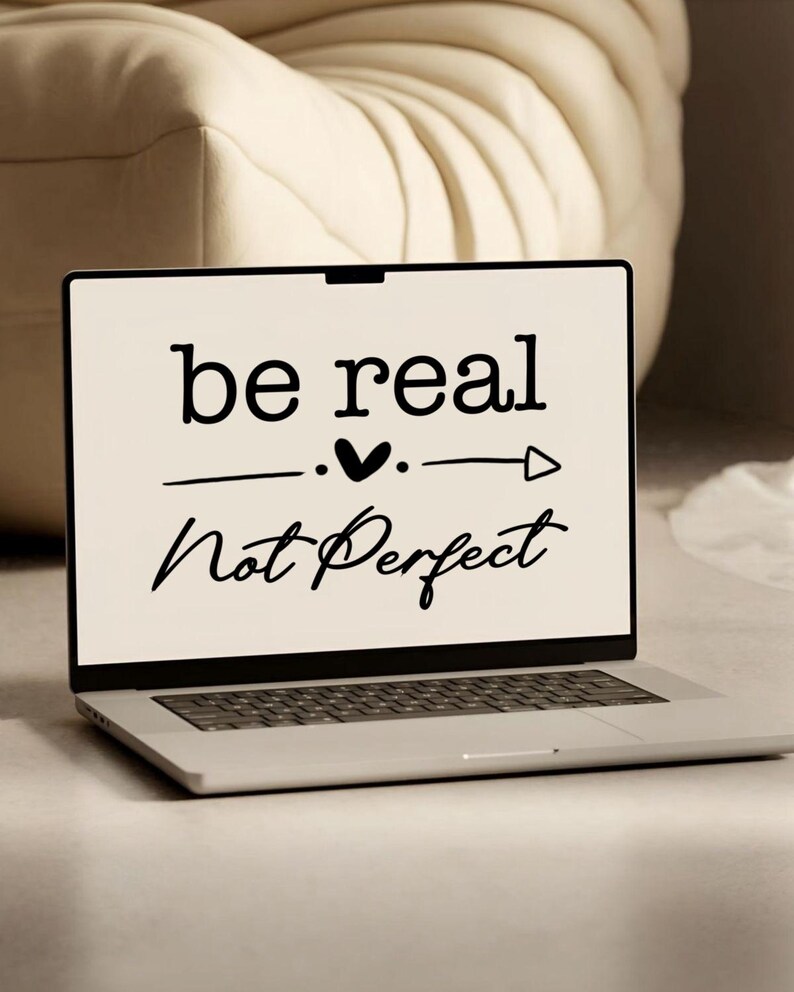 Be Real Not Perfect Svg, Png, Jpg, Pdf, Kindness, Self Love, Positive ...